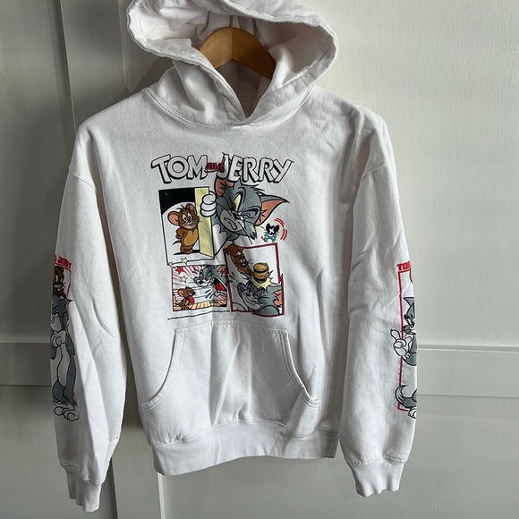Freeze | Shirts | Tom Jerry Freeze White Logo Hoodie Size Small | Poshmark